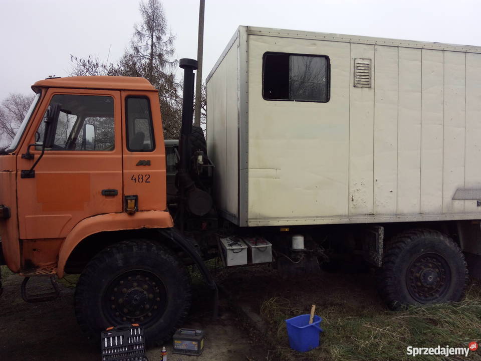 Star 744 244 4x4 terenowy specjalny wyciągarka stan BDB Krynica-Zdrój ...
