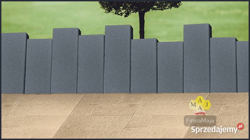 Palisady Betonowe Wysokie 50 cm różne szerokości - Producent Jelenia ...