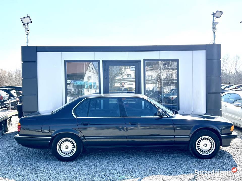 BMW E32 735iL Diamant Schwarz Buffalo Wrocław - Sprzedajemy.pl