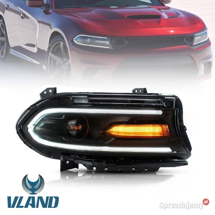 Lampy Przednie Prawa i Lewa VLAND LED - DODGE CHARGER 2015-2023 ...
