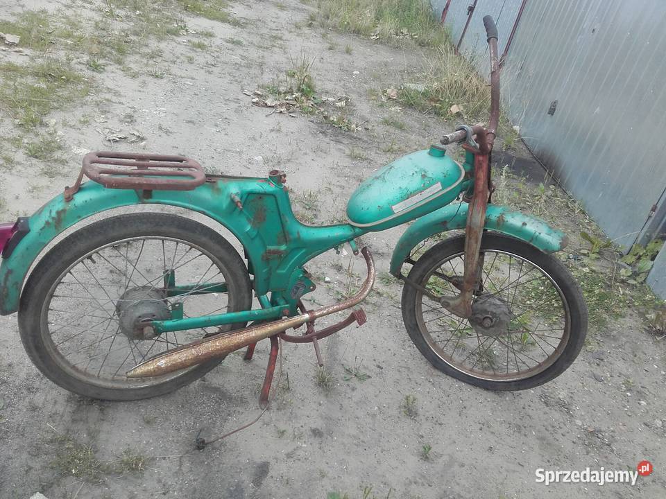 Motorower Romet Komar 3 rama z kołami PRL Włocławek - Sprzedajemy.pl