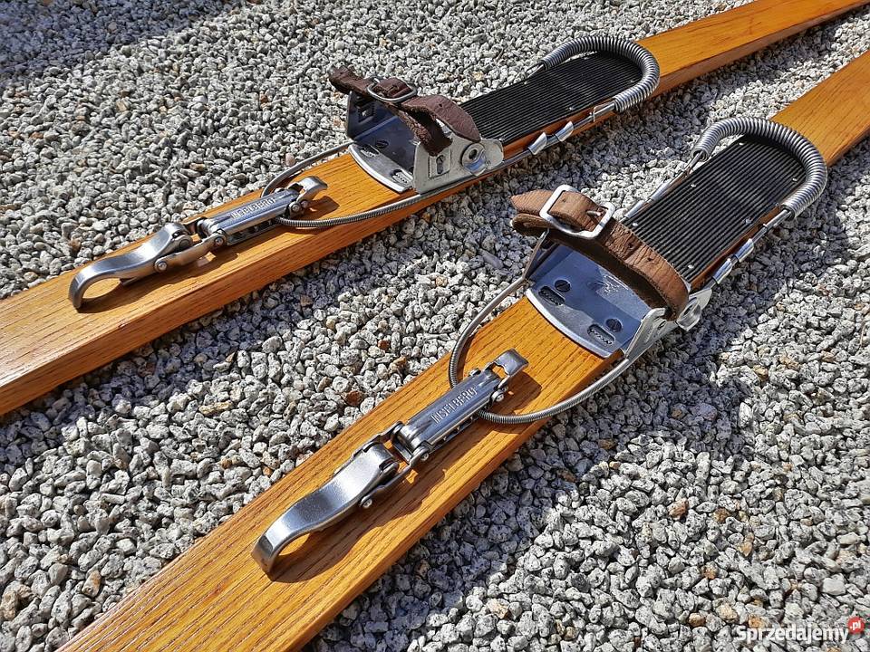 Stare drewniane narty Trusetal Szklarska Poręba - Sprzedajemy.pl