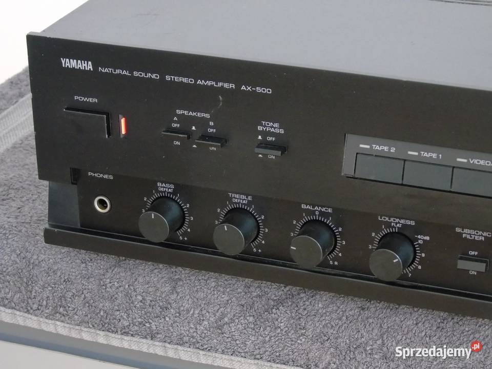 Japoński wzmacniacz Yamaha AX-500 mocny 430 wat. WYSYŁKA Jasło - Sprzedajemy.pl