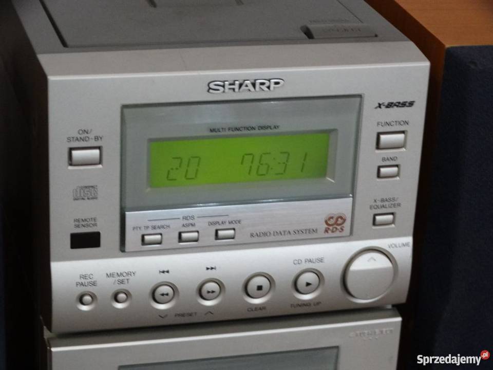 Wieża Sharp kolumny RDS ładna i sprawna.WYSYŁKA. Jasło - Sprzedajemy.pl