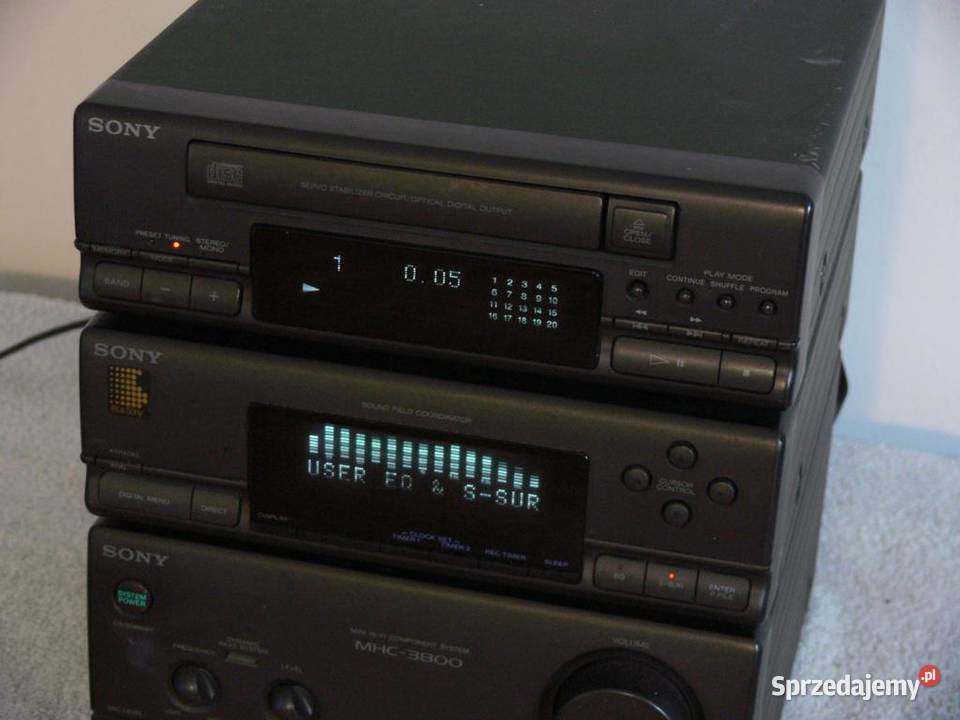 Wzmacniacz, korektor, CD i tuner Sony MHC-3800. WYSYŁKA. Jasło ...
