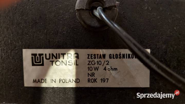 Dwie Kolumny Unitra Tonsil ZG 10/2 Tychy - Sprzedajemy.pl