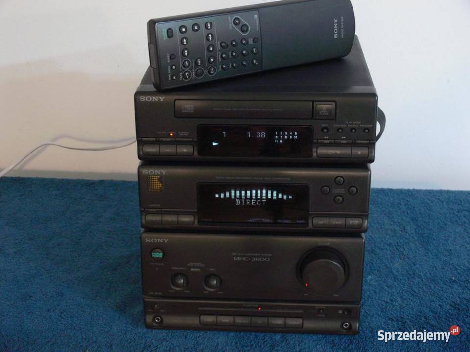 Wieża Sony MHC-3800.pilot korektor. WYSYŁKA. Katowice - Sprzedajemy.pl