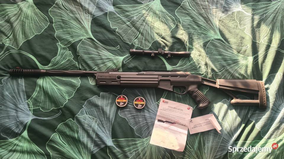 Zestaw Wiatrówka Hatsan TG AirTact QE Gen.2 4,5 mm + Luneta + śruty ...