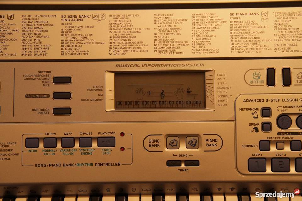 Keyboard Casio CTK 591 - Bardzo dobry stan Łomianki - Sprzedajemy.pl