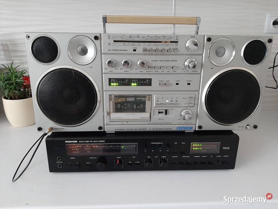 Radmor 5412 - Czarny - Radiomagnetofon Unitra Condor Grybów ...