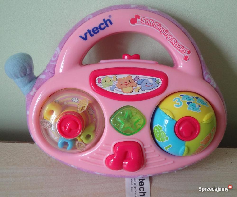 interaktywne edukacyjne różowe Radio radyjko BOBO VTECH SaNd ...