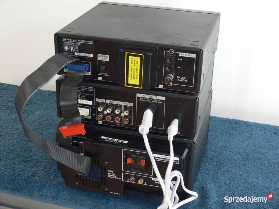 Wzmacniacz, korektor, CD i tuner Sony MHC-3800. WYSYŁKA. Jasło ...