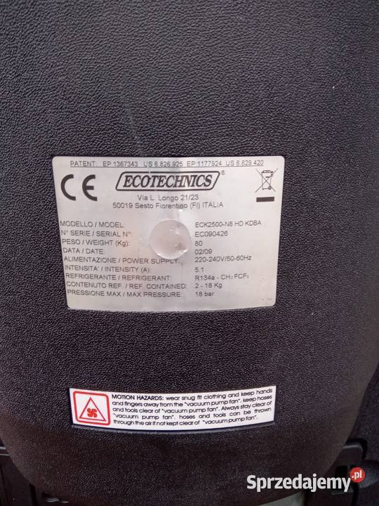 Stacja klimatyzacji ecotechnics Nysa - Sprzedajemy.pl