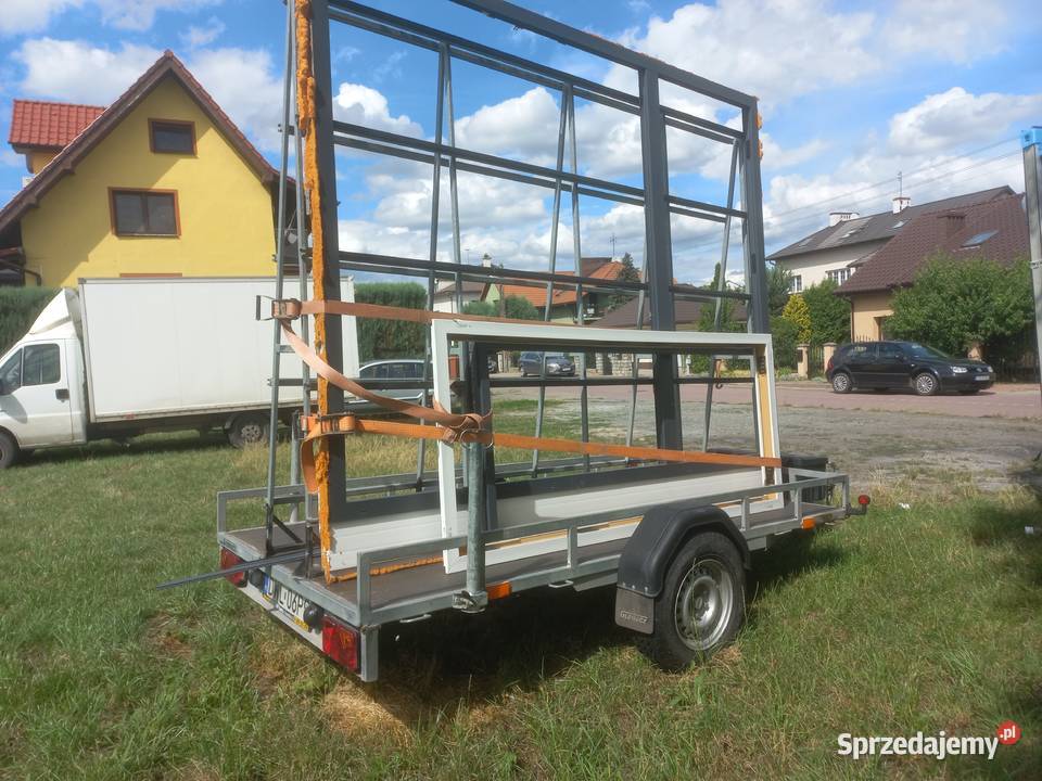 Przyczepka do transportu okien, szyb. Trzebnica - Sprzedajemy.pl